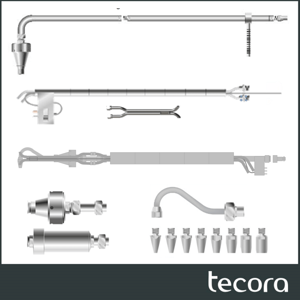 Unheated Isokinetic sampling probes – Instack sampling – Tecora