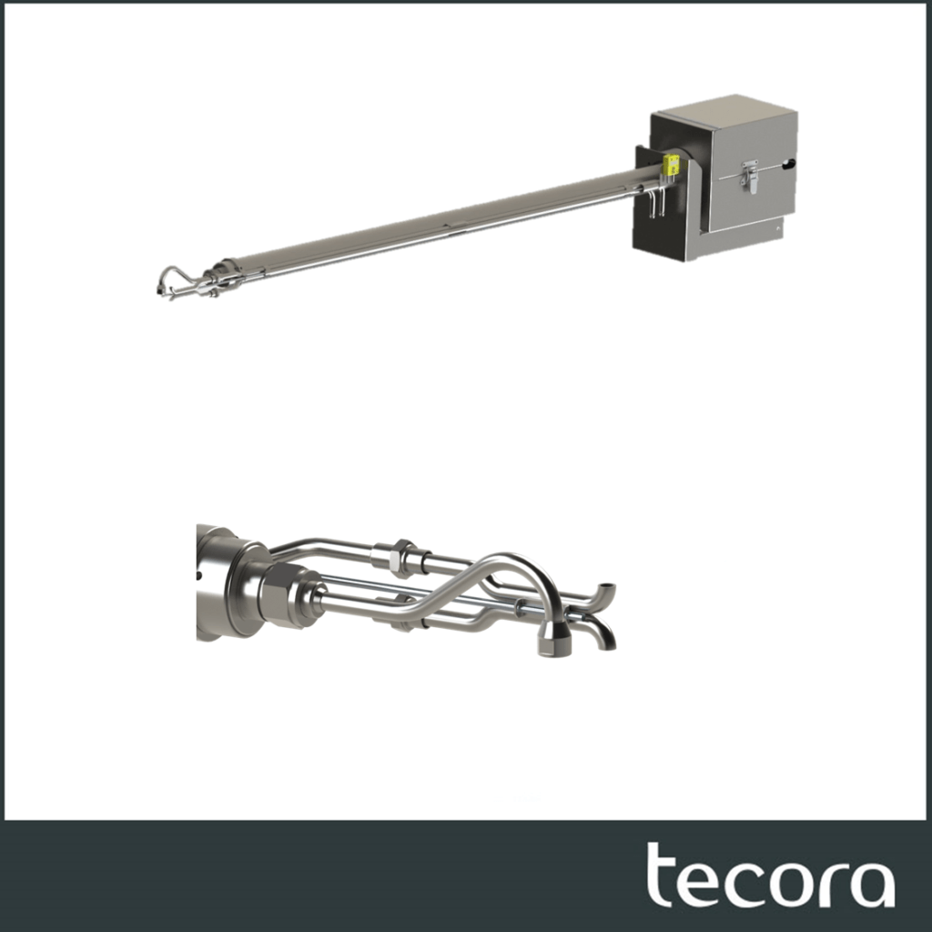 Heated Isokinetic sampling probe – Outstack sampling – Tecora